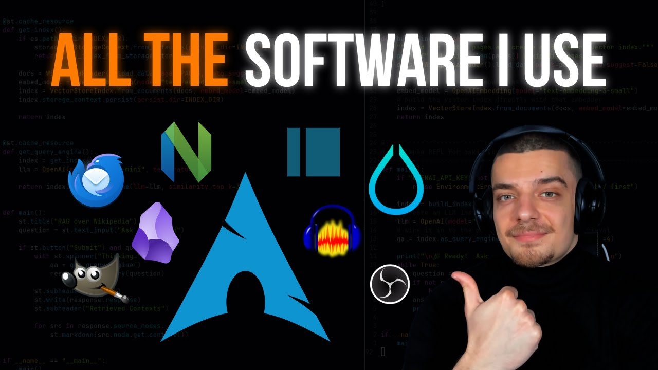 My Full Coding Setup - Arch Linux & Software