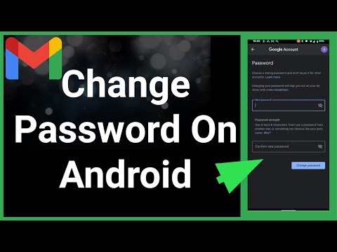 How To Change Gmail Password On Android Device
