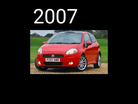 evolution of Fiat Punto (2001-2022)