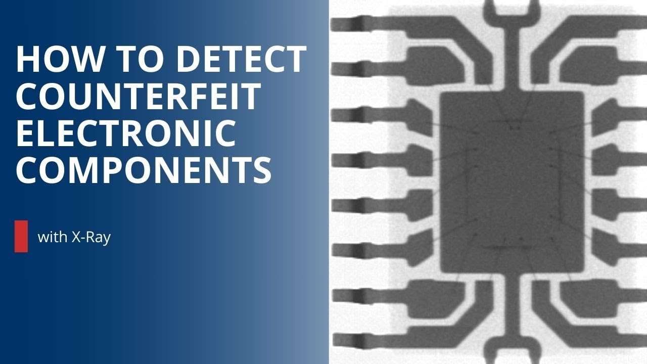 How to detect counterfeit electronics with X-ray
