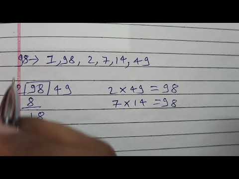 factors of 98