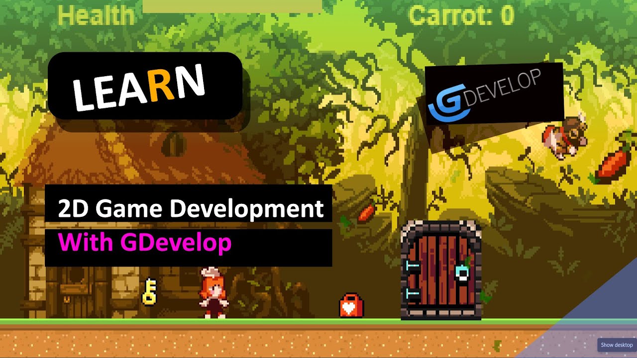 GDevelop Tutorials 01 Create a 2D Game - Introduction