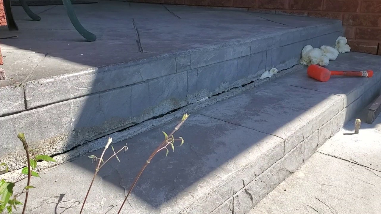 How to Fix Your Unlevelled Front Steps!