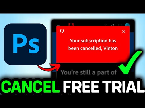 How To Cancel Photoshop Free Trial On iPhone/Android 2025 | Cancel Photoshop Trial