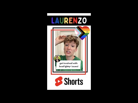 ๐ณ๏ธโ๐get involved with local lgbtq+ issues! #shorts #lgbtq Follow Me on YouTube!๐