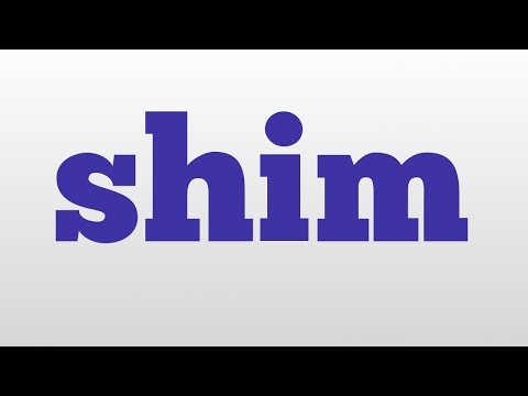shim meaning and pronunciation
