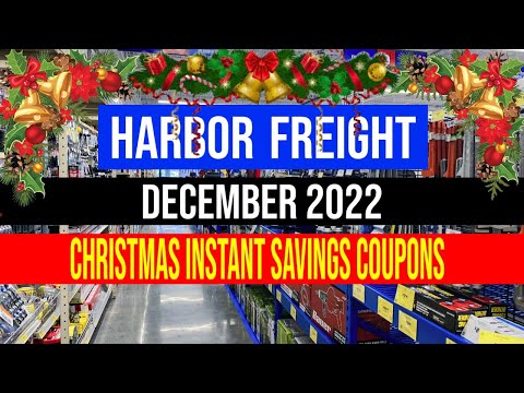 Harbor Freight Instant Savings Coupons December 2022