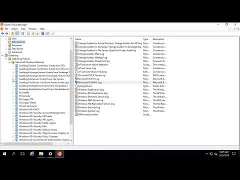 Collecting Microsoft IIS logs with Quest InTrust