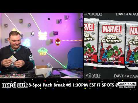 2024 Topps Marvel Chrome Hobby Box 12-Spot Pack Break #41