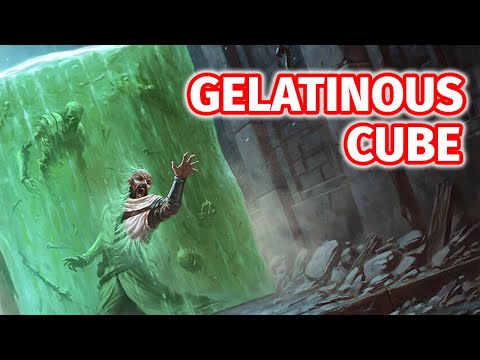 Iconic D&D Monsters - Gelatinous Cube - Dungeons & Dragons Lore #dnd