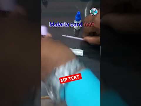 mp test | malaria positive | mp card test | mp kit #mp #cbc #youtubeshorts #viral | positive