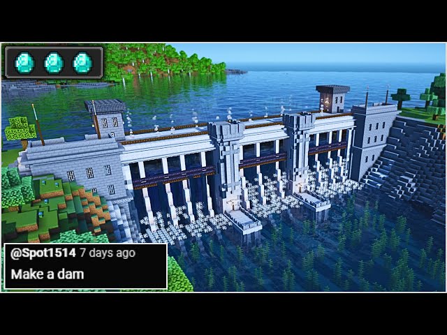 The Water Dam 💚🏡 Minecraft Map