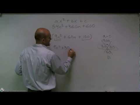 Algebra - Factoring Special cases - Hard