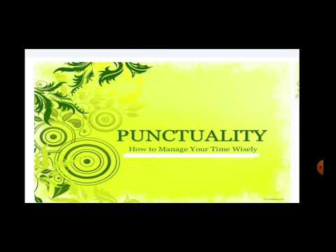 Short Definition of Punctuality ; for Students.