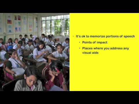 Oral Presentation - A How-To Guide