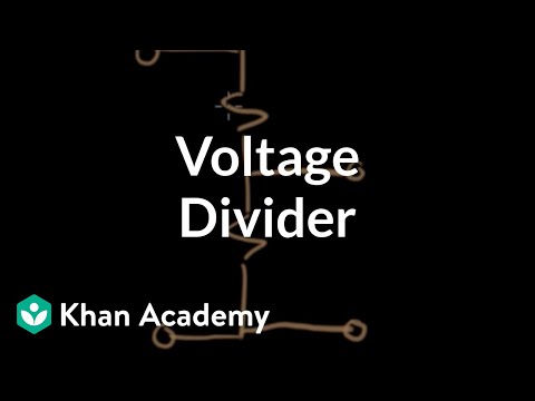Voltage divider | Circuit analysis | Electrical engineering | Khan Academy