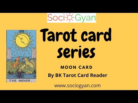 😎😊the moon tarot card meaning in hindi-moon card meaning in tarot-study tarot card reading in hindi,