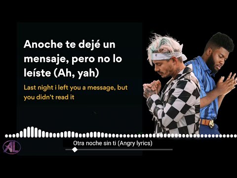 J Balvin : Otra Noche Sin Ti ft. Khalid (English Translated Lyrics)