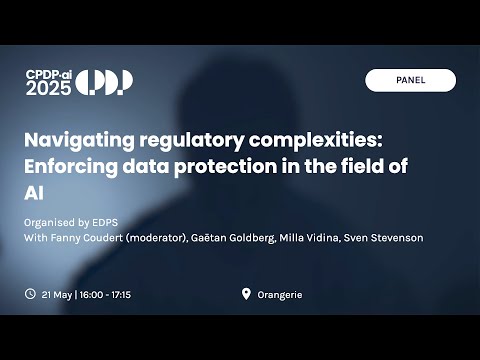 CPDP.ai 2025 - Navigating regulatory complexities Enforcing data protection in the field of AI