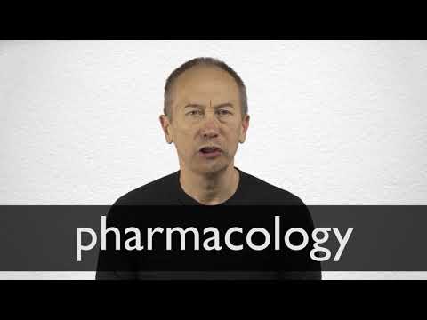 How to pronounce PHARMACOLOGY in British English