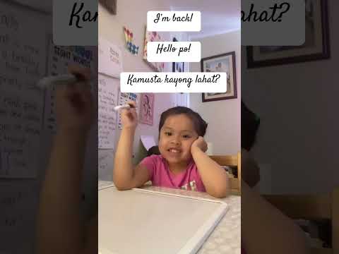 Hello po! Kamusta kayong lahat? 👧🏻 || #shorts #greetings