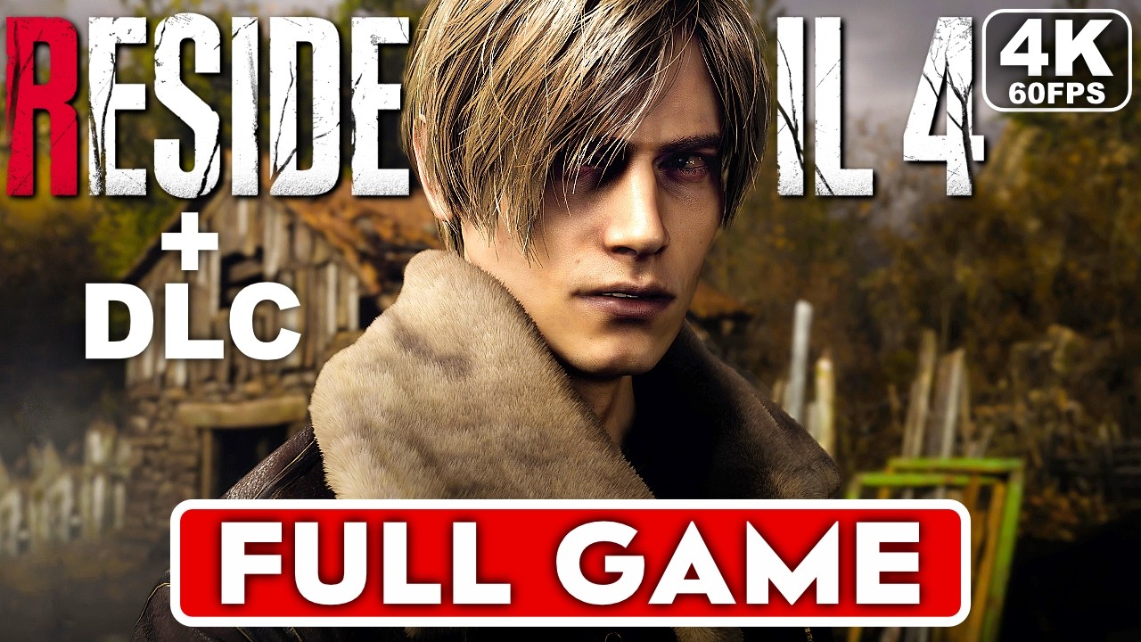 RESIDENT EVIL 4 REMAKE Gameplay Walkthrough FULL GAME [4K 60FPS] - No Commentary