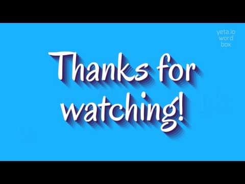 How to say "crookedly"! (High Quality Voices)