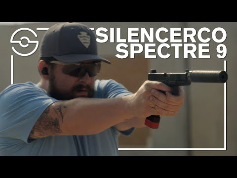 SilencerCo Spectre 9 - Lightweight Titanium Pistol Suppressor