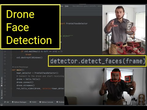 Advanced Tello Drone Face Detection with Python and OpenCV | Drone Face Detection Tutorial