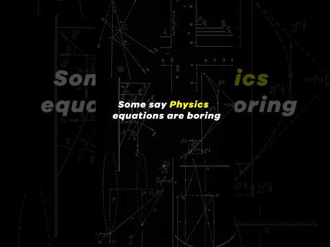 Are physics equations boring? #physics #quantum #space #edit #shorts