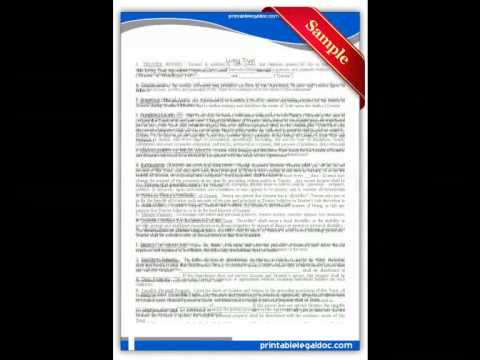 Free Printable "Living Trust" Forms