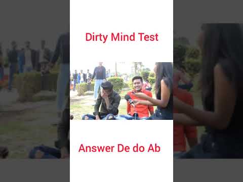 Dirty Mind Test | Double Meaning Questions | Haslogy India Official #shorts