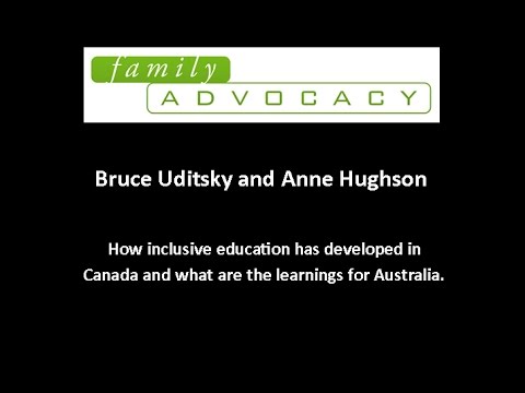 How inclusive education has developed in Canada and what are the learnings for Australia?
