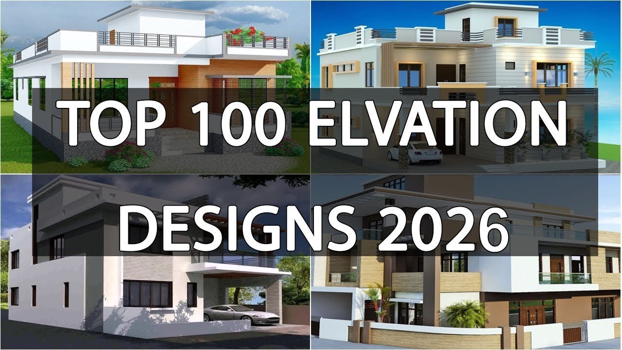 Latest 100 Front Elevation Designs 2026 | House Exterior Designs Ideas | Home Front Wall Design
