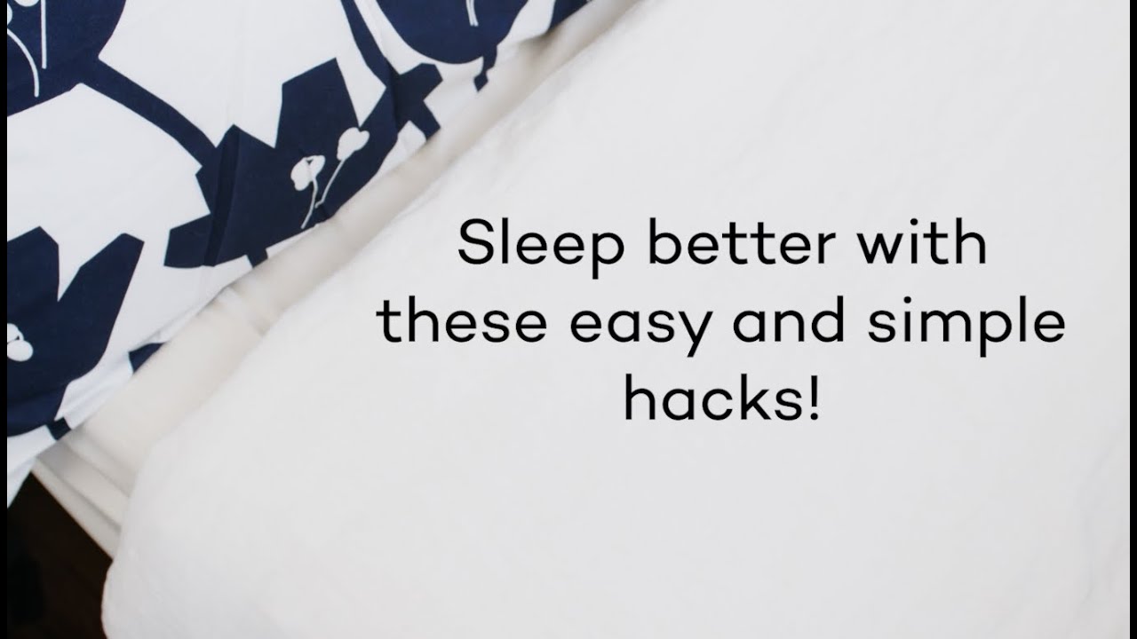 Level up your bedtime routine with these easy hacks for better sleep