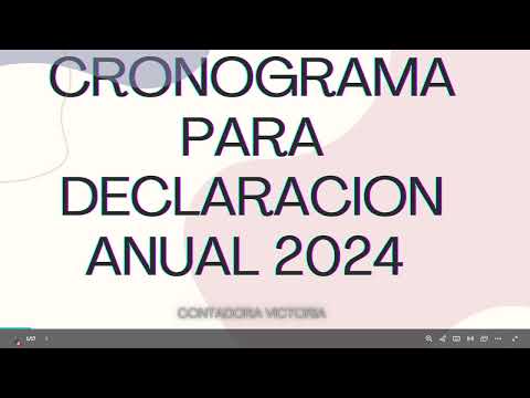 SUNAT PUBLICA DOS CRONOGRAMAS PARA DECLARACION RENTA ANUAL 2024 ¿CUAL TE CORRESPONDE?
