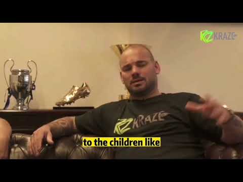 What does the Dutch professional footballer Wesley Sneijder said?
