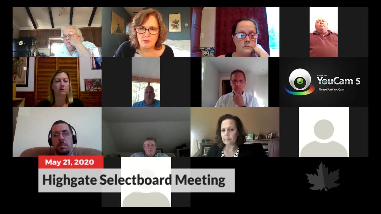 Highgate Selectboard | 05/21/2020