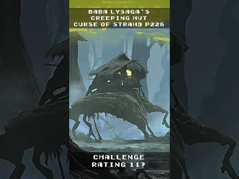 Exposed D&D 5e Baba Lysaga's Creeping Hut Challenge Rating #Shorts
