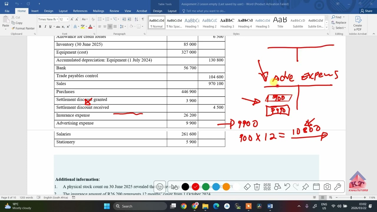 2026| FAC1502| Assignment 2| Question 6| Part 3 of 6