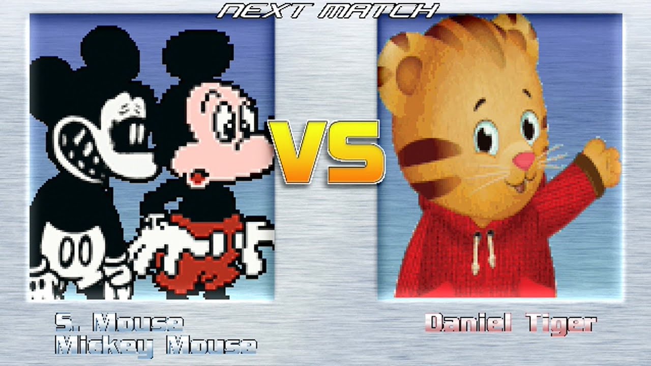 M.U.G.E.N BATTLES | S. Mouse/Mickey Mouse vs Daniel Tiger