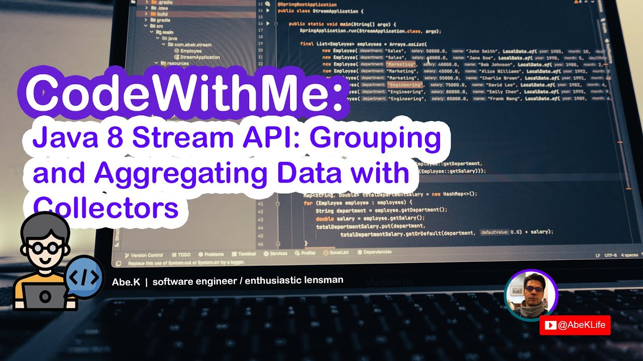 CodeWithMe | Java 8 Stream API: Grouping and Aggregating Data with Collectors