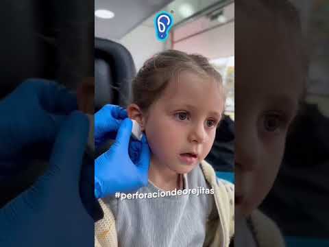 Perforación Lóbulo a extranjera con Perforación #sindolor de Orejas #piercing #filmora #arete