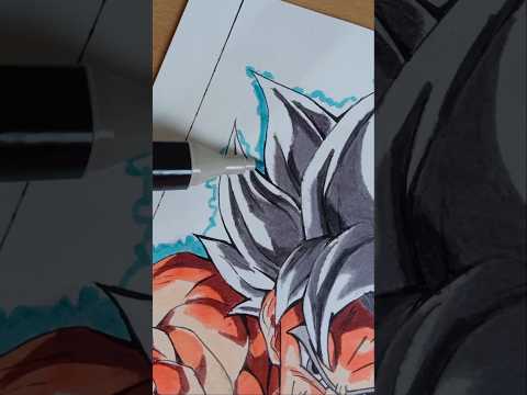Drawing Goku Mastered Ultra Instinct😱!! The Most Overpowered Form In Dragon Ball?🤔