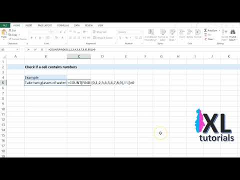 Excel Find Number In String