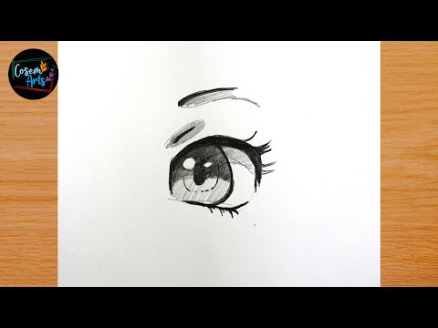 Anime Eye Drawing || how to draw anime eye || eye drawings