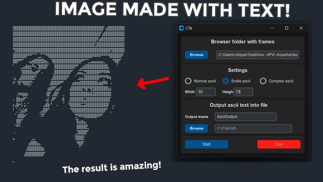 Turn Any Image into ASCII Art with Python | Stunning Text-Based Visuals!