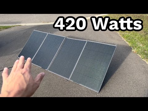 The BEST Portable Solar Panel! Bluetti PV420 Foldable Solar Panel Review