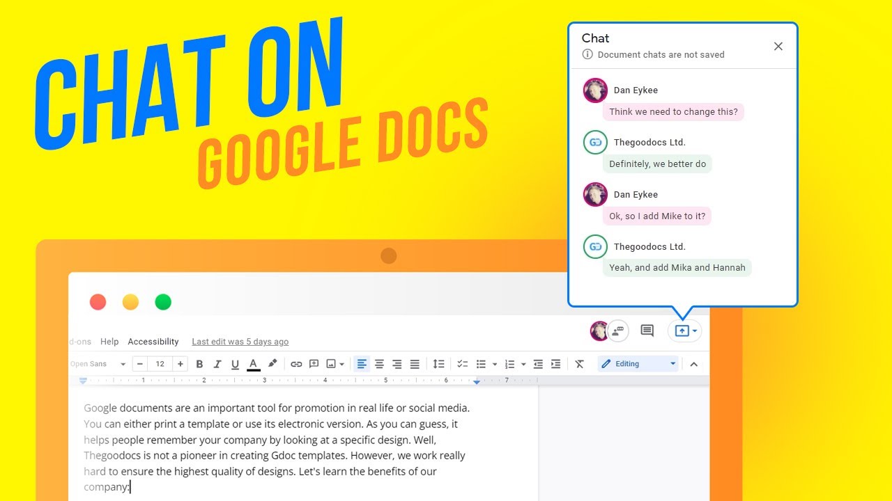 How to Chat on Google Docs Inside Doc