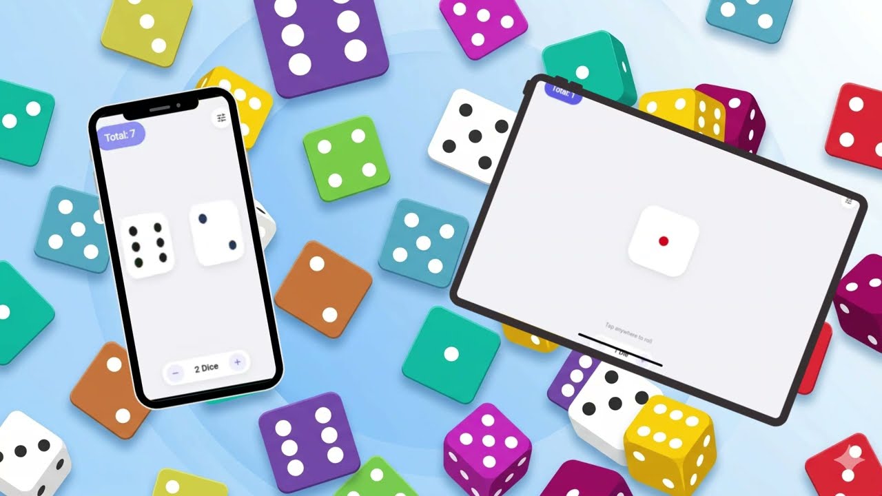 Dice Roller - Simple & Random | Smooth Virtual Dice App for Android
